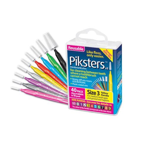 Piksters Interdental Brushes 40 Pack - Piksters Interdental NZ - Smile ...