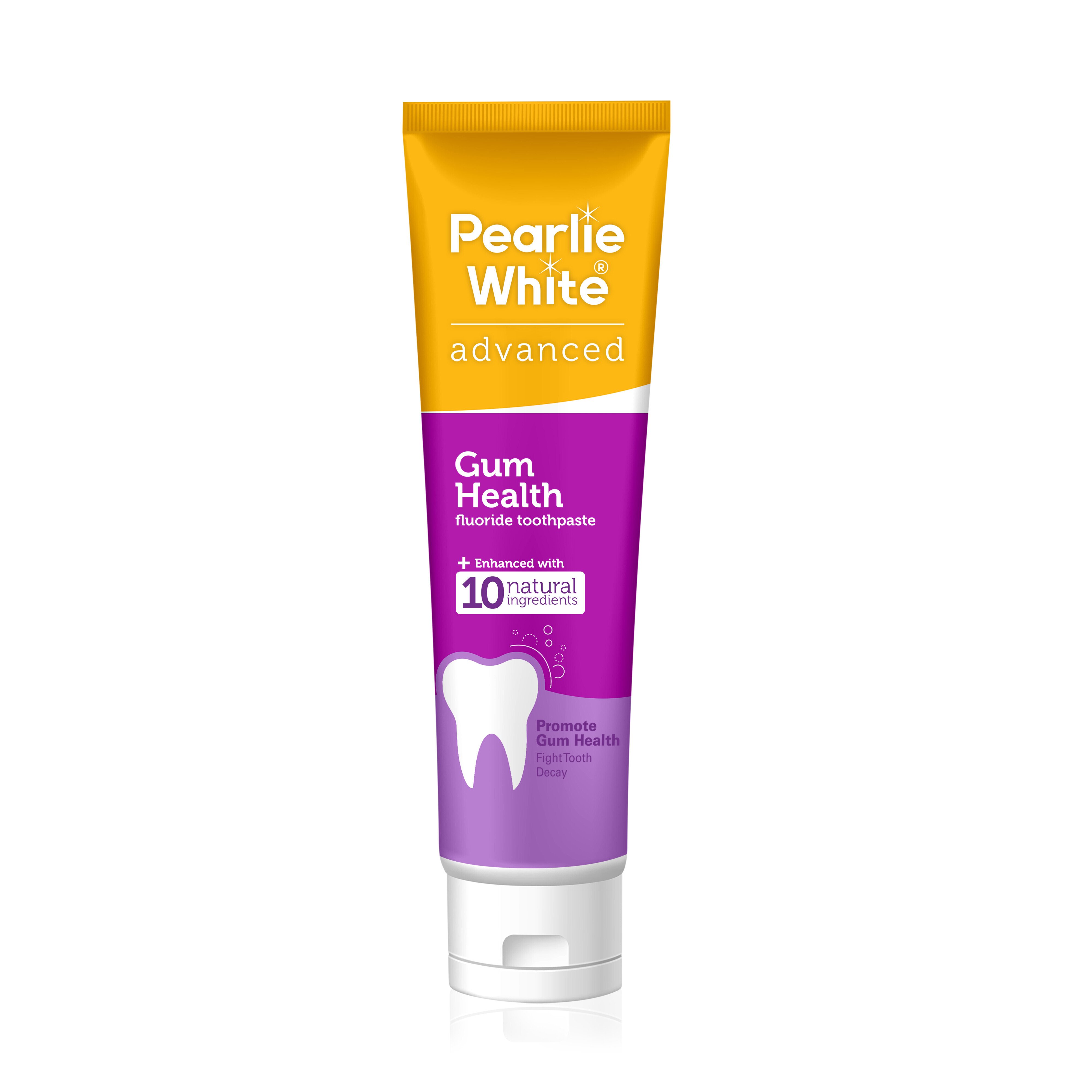 Pearlie White Advanced Gum Health Fluoride Toothpaste 130gm - Smile Store