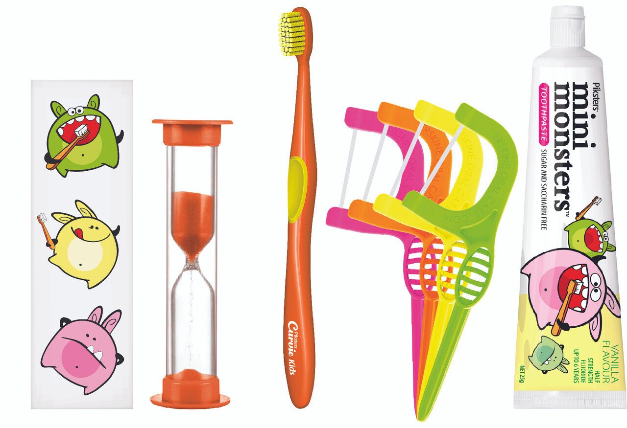Piksters Mini Monsters Oral Care Kit - Smile Store