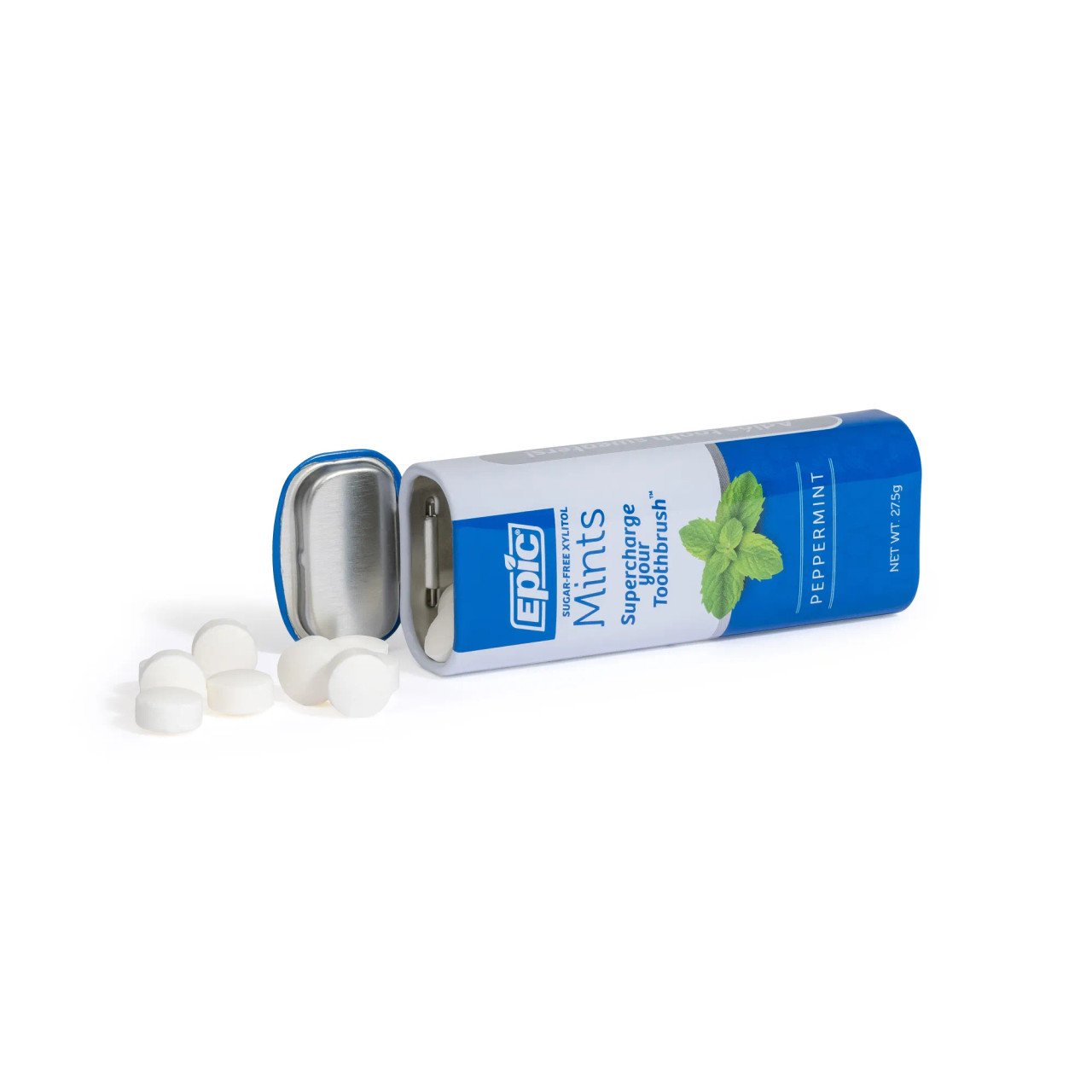 Epic Xylitol Mints (Peppermint) -tin - Smile Store